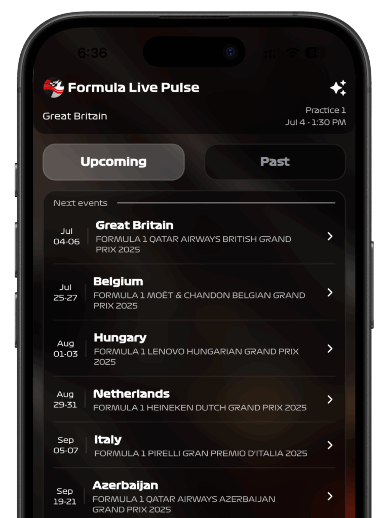 Your gateway to Formula 1 live timing data - Formula Live Pulse